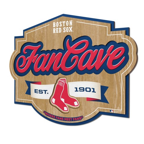 Mlb Boston Red Sox Fan Cave Sign : Target