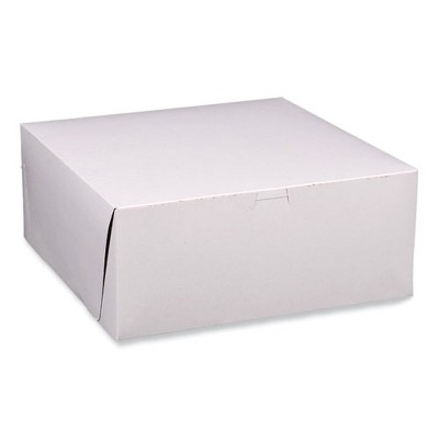Sct Bakery Boxes, Standard, 14 X 14 X 6, White, Paper, 50/carton : Target