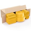 Crown Display 350 Piece Yellow Color Disposable Plastic Dinnerware Party Set- Serves 50 : Target