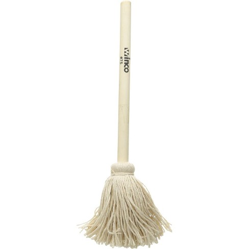 Winco Oil Mop For Basting, Cotton Fiber, Wooden Handle, 13? : Target