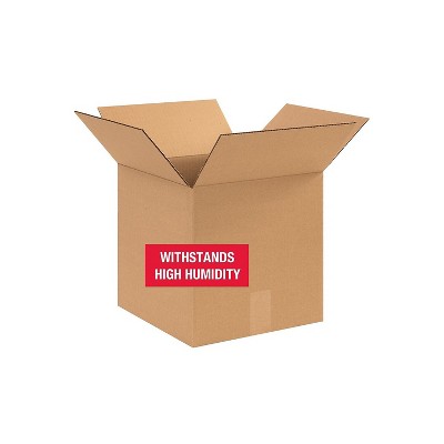 Box Partners Flat Corrugated Boxes 10" X 7" X 3" Kraft 25/bundle 1073 ...