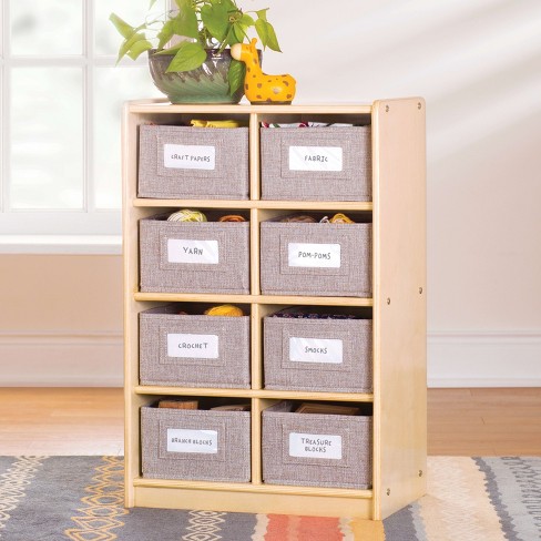 Cubby storage bins store