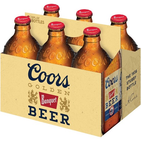 Coors Banquet Beer - 6pk/12 Fl Oz Bottles : Target