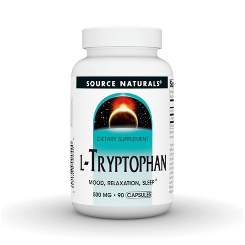L-tryptophan 500mg By Source Naturals, Inc. - 90 Capsule : Target