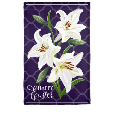 Briarwood Lane Easter Lily Cross Holiday Garden Flag 12.5" X 18" : Target