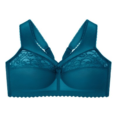 Glamorise Womens Magiclift Original Support Wirefree Bra 1000 Dark Teal ...