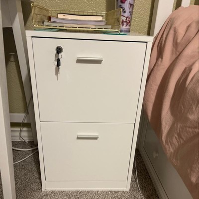 Lavish Home 2-drawer File Cabinet With Lock And Rolling Wheels : Target
