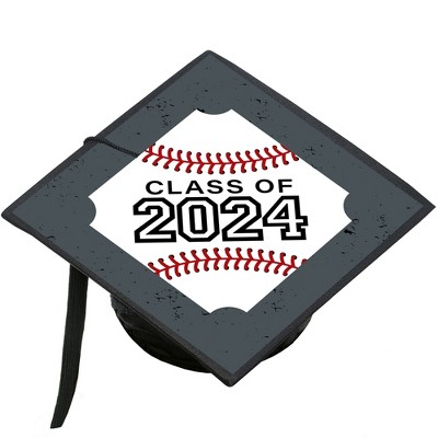 Big Dot Of Happiness Grad Baseball - 2024 Graduation Cap Decorations ...