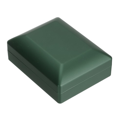 Unique Bargains Velvet Plastic Soft Touch Jewelry Box Green : Target