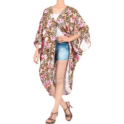 La Leela Women's Summer Beach Front Open Holiday Duster Beachwear ...