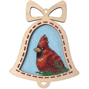 Orchidea Complete counted cross stitch kit with plywood frame Bell ...