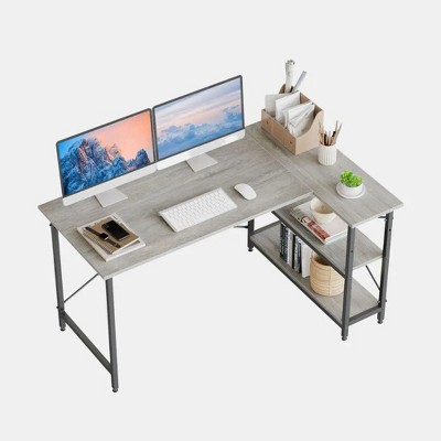 Bestier Small L Shaped Desk For Home Office Desk With Reversible ...