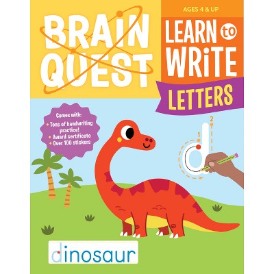 Brain Quest Learn To Write: Letters - By Workman Publishing (paperback ...