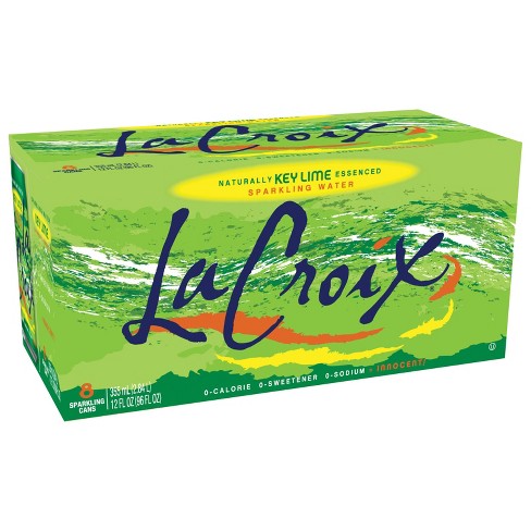 Lacroix Sparkling Water Key Lime - 8pk/12 Fl Oz Cans : Target