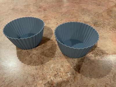 12ct Silicone Baking Cups Blue - Figmint™ : Target