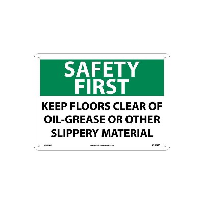 National Marker Notice Signs; Safety First Hearing Protection Area ...