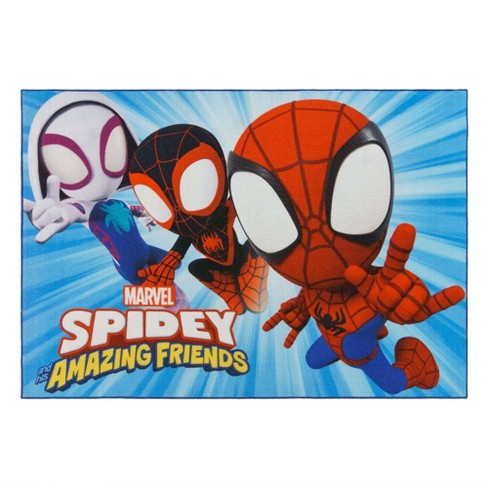 Spidey & Friends 54"x78" Area Kids' Rug : Target