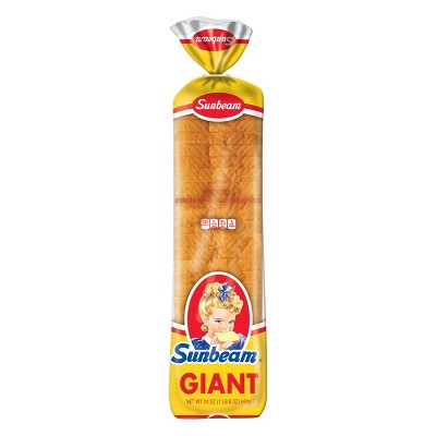 Sunbeam Giant Sandwich Bread - 24oz : Target