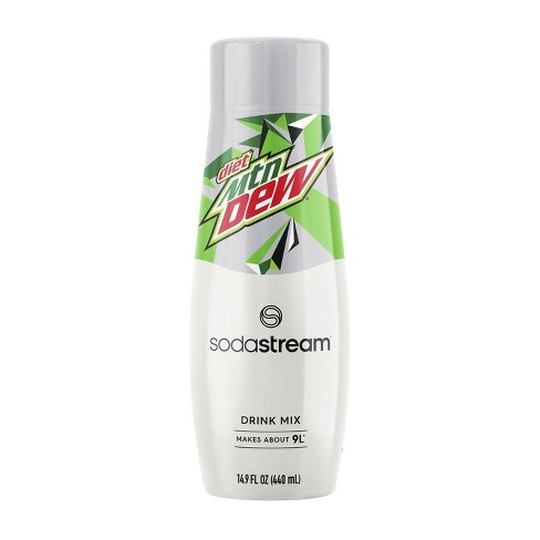 Sodastream 440ml Diet Mountain Dew Syrup Flavor: Citrus Liquid ...