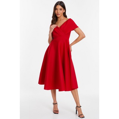 Onyx - Sleeveless Pleated Dress-red-12 : Target