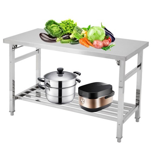 Stainless Steel Table 48 * 24 In, Kitchen Island Prep Table Work Bench ...