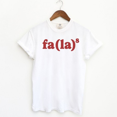 Simply Sage Market Women's Fa La 8 Short Sleeve Garment Dyed Tee : Target