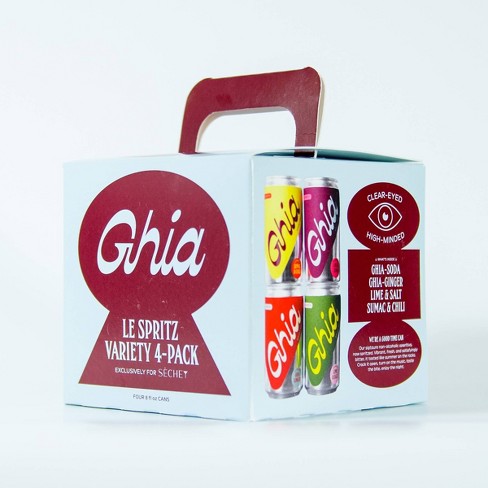 Ghia Non-alcoholic Apéritifs - 4pk/12 Fl Oz Cans : Target