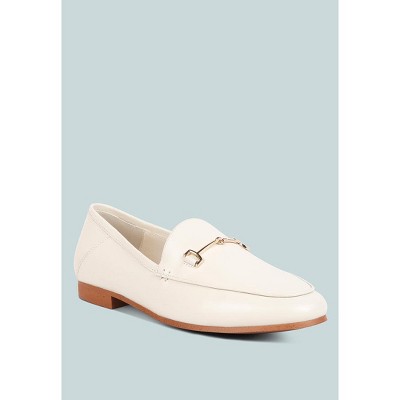 Dareth Horsebit Flat Heel Loafers In Off White : Target