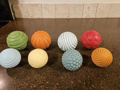 Kaplan Early Learning Textured Mix And Match Balls - Set Of 8 : Target