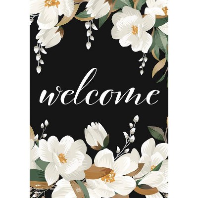 White Magnolias Spring Garden Flag Welcome Flowers 18" X 12.5 ...