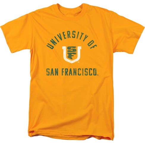 University Of San Francisco Official Dons Logo Adult T Shirt,gold ...