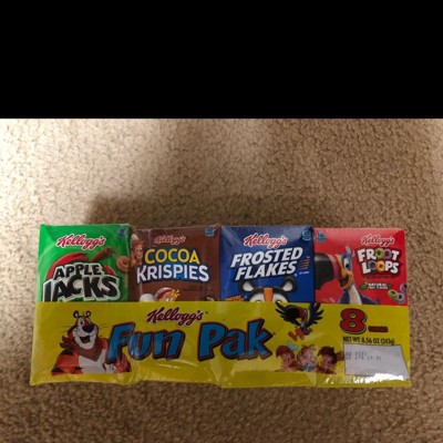 Fun Pack Breakfast Cereal - 8ct - Kellogg's : Target