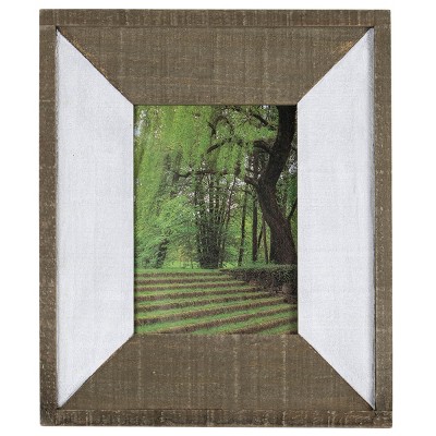 5x7 Inches White Wood & Glass Photo Frame - Foreside Home & Garden : Target