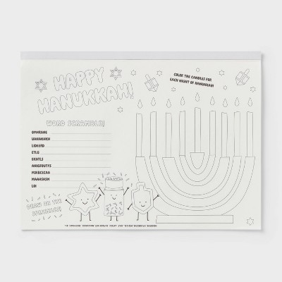 Big Dot Of Happiness Hanukkah Menorah - Paper Chanukah Holiday Party ...
