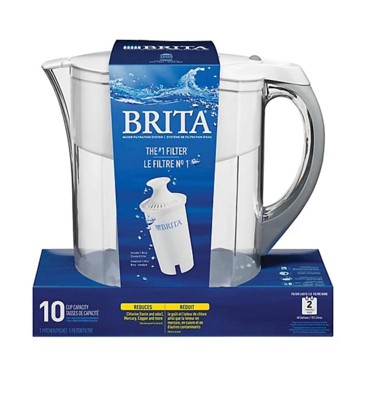 Brita Water Filter 10-cup Tahoe Water Pitcher Dispenser With Elite ...