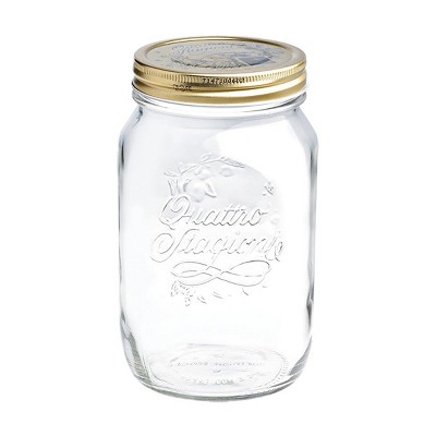 Bormioli Rocco Quattro Stagioni Mason Jar 50.75 Oz : Target