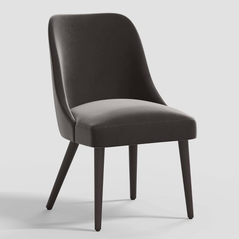 Geller Modern Dining Chair In Shiny Velvet Mystere - Threshold™ : Target