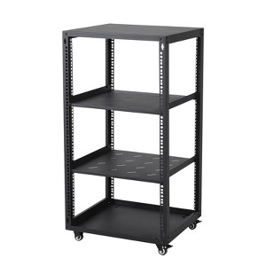 12U Network Rack with Casters-Heavy Duty Open Frame Rack Server Rack on ...