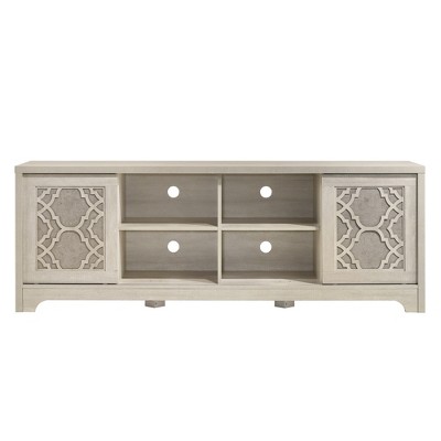 Galano Heron 68.2 In. Dusty Gray Oak 2 Door Tv Stand Fits Tv's Up To 75 ...