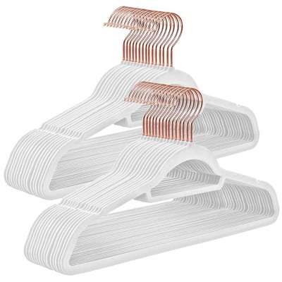 Songmics 30 Pack Skirt Pants Hangers Velvet Clips Hangers With ...