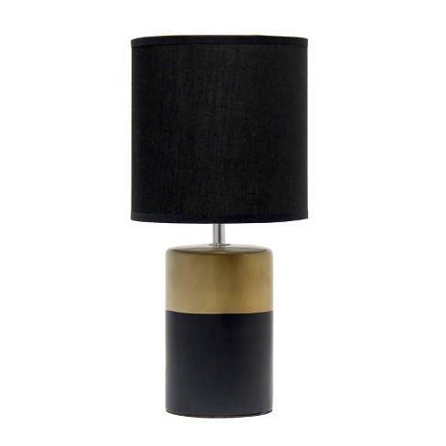 Two-tone Basics Table Lamp Black - Simple Designs : Target