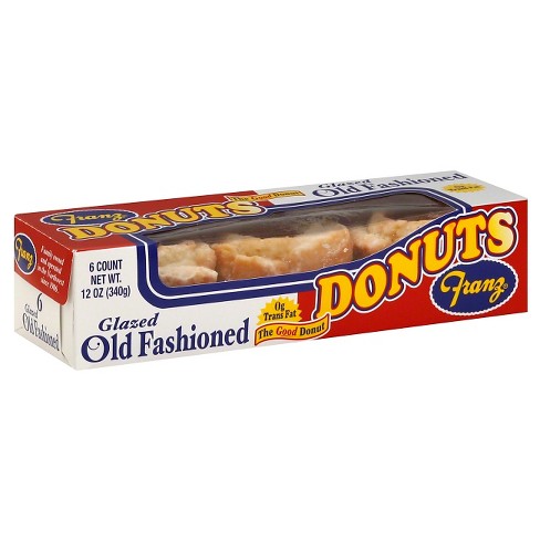 Franz Donuts Glazed Old Fashion Donut - 6ct/12oz : Target