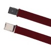 Ctm Kids' Adjustable Elastic Belt With Magnetic Buckle, Maroon : Target