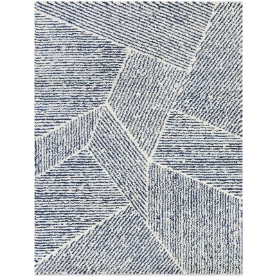 5'3"x7' Walther Contemporary Stripe Rug Blue - Balta Rugs : Target