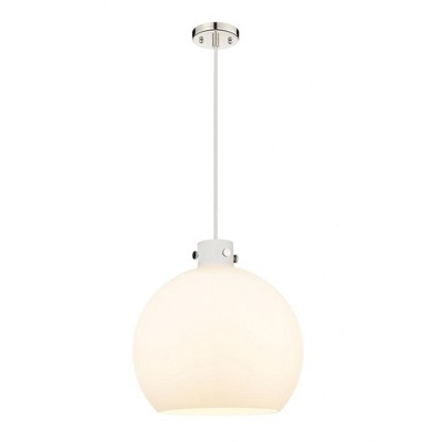 Innovations Lighting Newton Sphere 1 - Light Pendant In Polished Nickel ...