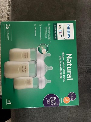 Evenflo 3pk Balance Wide-Neck Anti-Colic Baby Bottles Glass - 6oz : Target