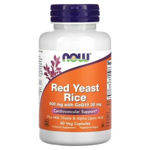 NOW Foods Red Yeast Rice, 60 Veg Capsules : Target