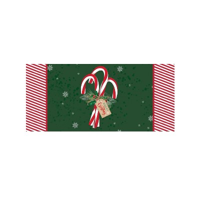 Evergreen Candy Cane Sassafras Indoor Outdoor Switch Doormat 1'10"x10 ...
