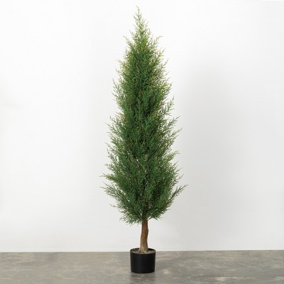 Sullivan's Cedar Arborvitae Tree, Green Faux Plant Decor for Crafting ...