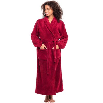 Alexander Del Rossa Women's Classic Winter Robe, Plush Fleece Bathrobe ...